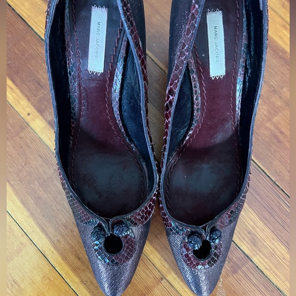 Marc Jacobs | Shoes | Marc Jacobs Purple Heels | Poshmark